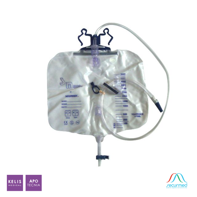 Poche urinaire stérile avec site de prélèvement | SECURMED | Kelis Medical
